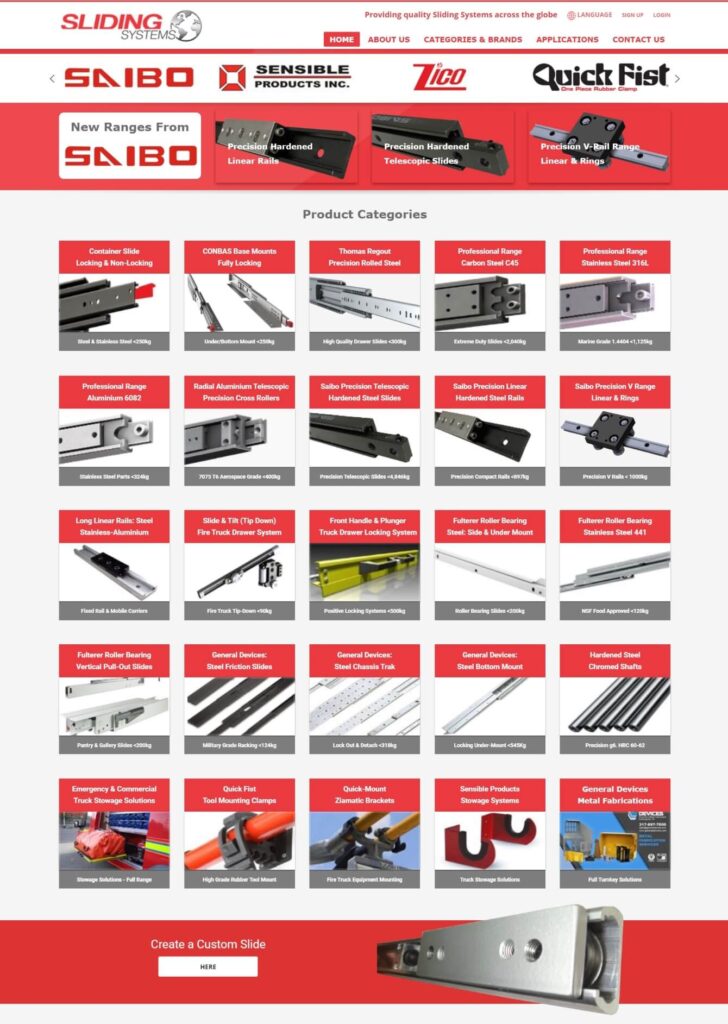 Sliding Systems - GSF Slides - Arise Media